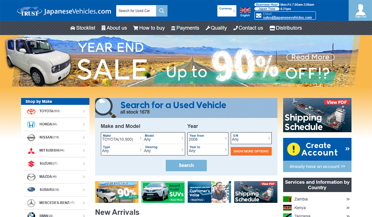 Japanese Used Cars, Quality Vehicles | TRUST Japan